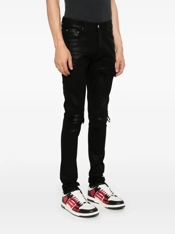 Amiri Waxed Mx1 Skinny Jeans