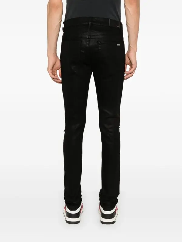 Amiri Waxed Mx1 Skinny Jeans