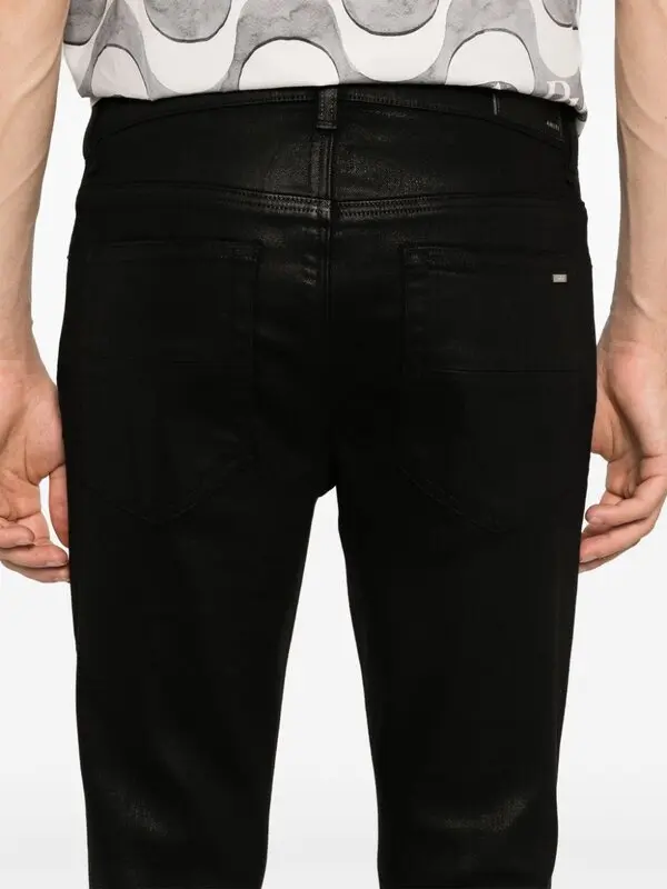 Amiri Waxed Mx1 Skinny Jeans