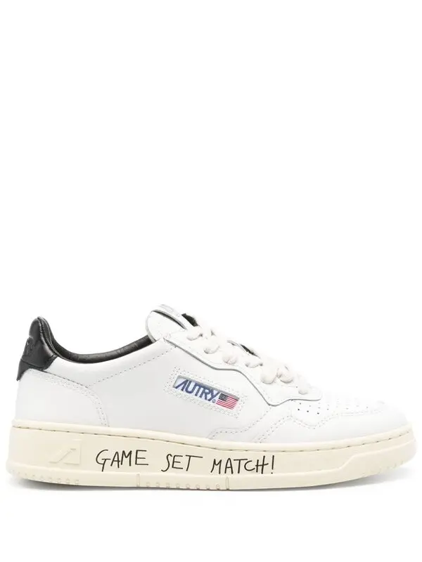 AUTRY Medalist Low Leather Sneakers - White