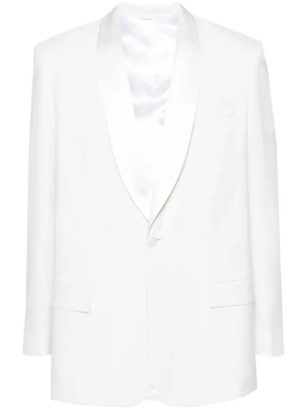 Givenchy Shawl-lapels Single-breasted Jacket - White