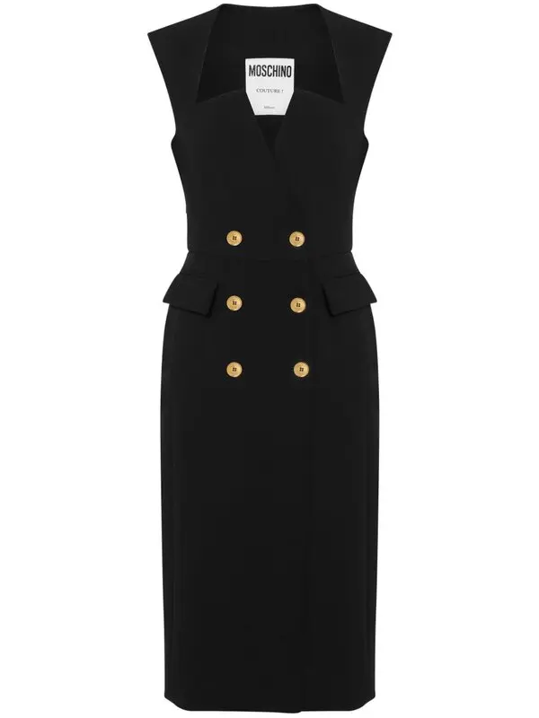 Moschino Double-breasted Midi Dress