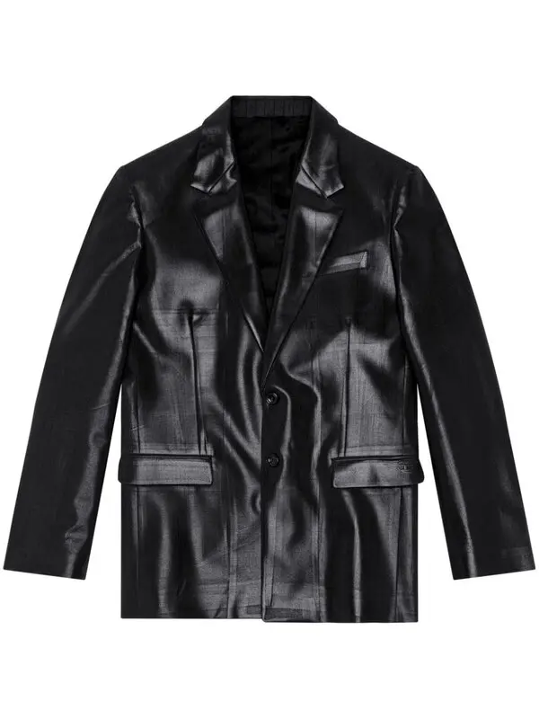 DIESEL J-stanley Coated-finish Blazer