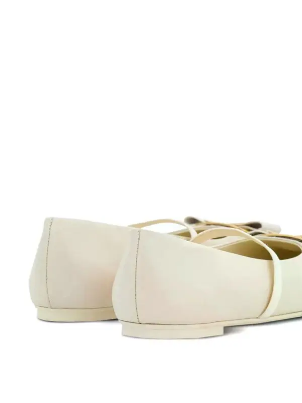 FERRAGAMO Vara Bow Ballerina Shoes - Neutrals