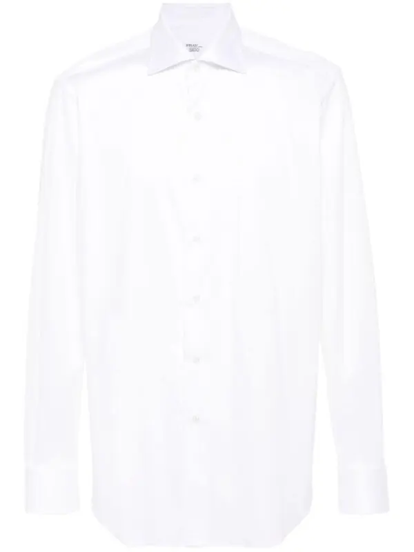 FRAY Cotton Jersey Shirt - White
