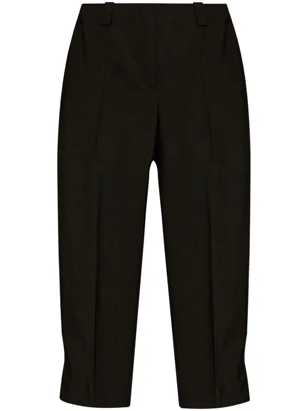 Kenzo Logo-appliqué Cropped Trousers