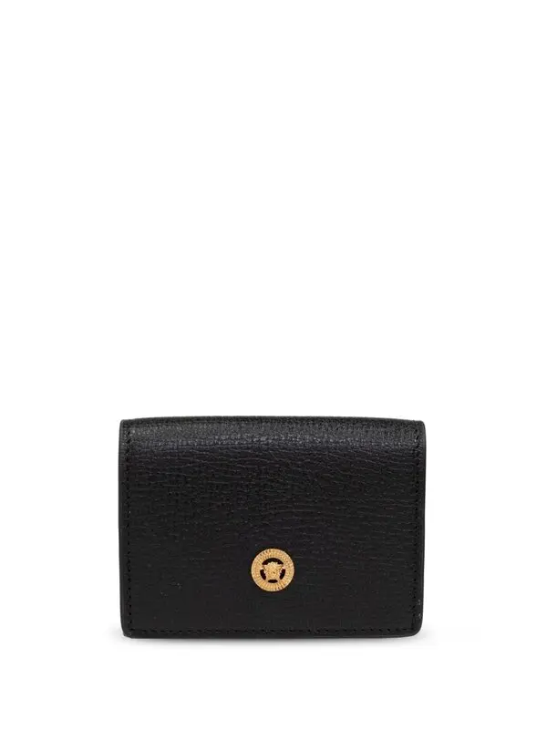 Versace Medusa Biggie Tri-fold Wallet - Black