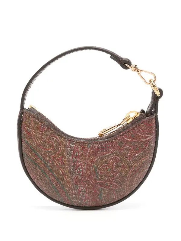 Etro Paisley-print Mini Bag - Brown