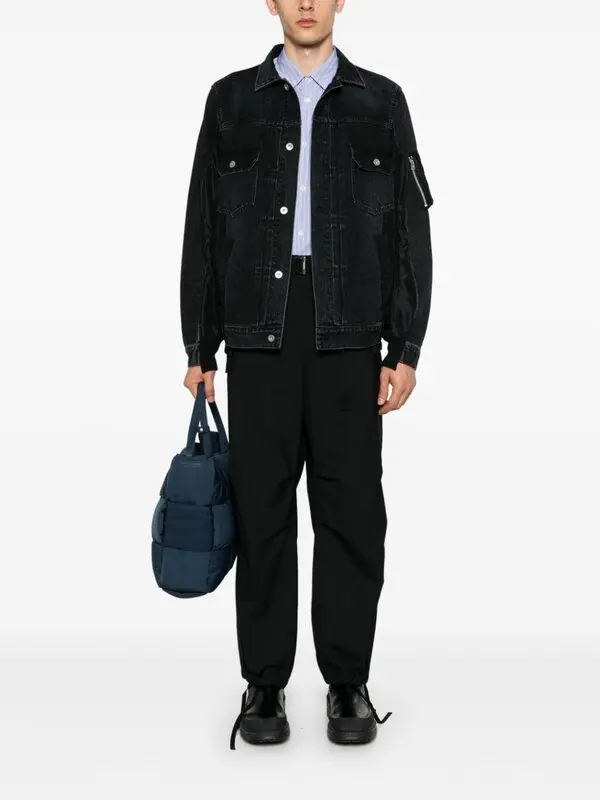 Sacai Suiting Cargo Trousers - Black