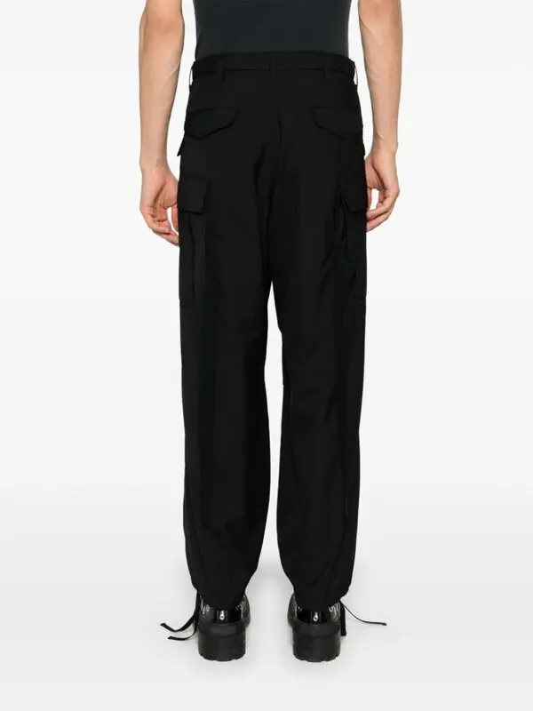 Sacai Suiting Cargo Trousers - Black