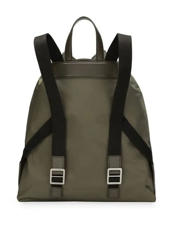 Dolce & Gabbana Logo-stamp Zipped Backpack - Green