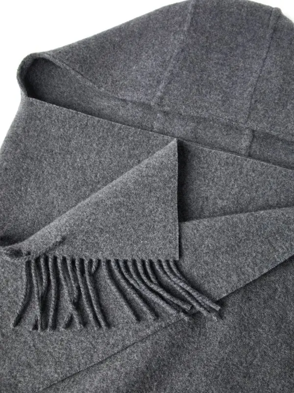 Brunello Cucinelli Fringe-trim Knitted Scarf - Grey