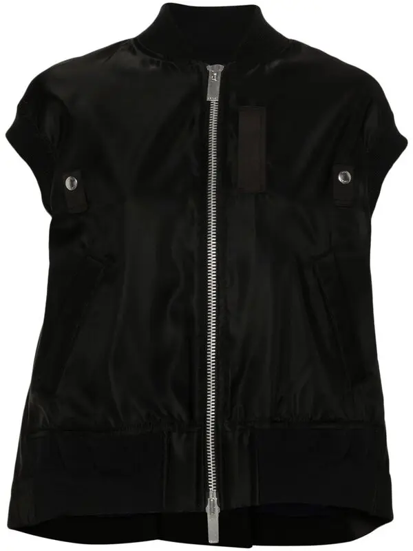 Sacai Textured Pleated Gilet