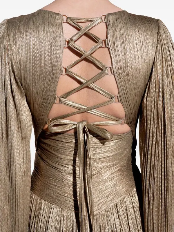 MARIA LUCIA HOHAN Alana Maxi Dress - Brown