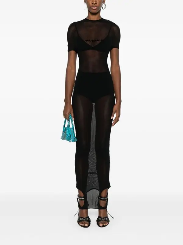 JEAN PAUL GAULTIER X Shayne Oliver Mesh Maxi Dress