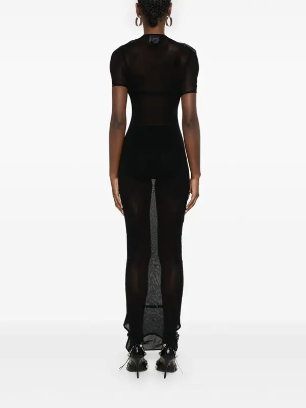 JEAN PAUL GAULTIER X Shayne Oliver Mesh Maxi Dress