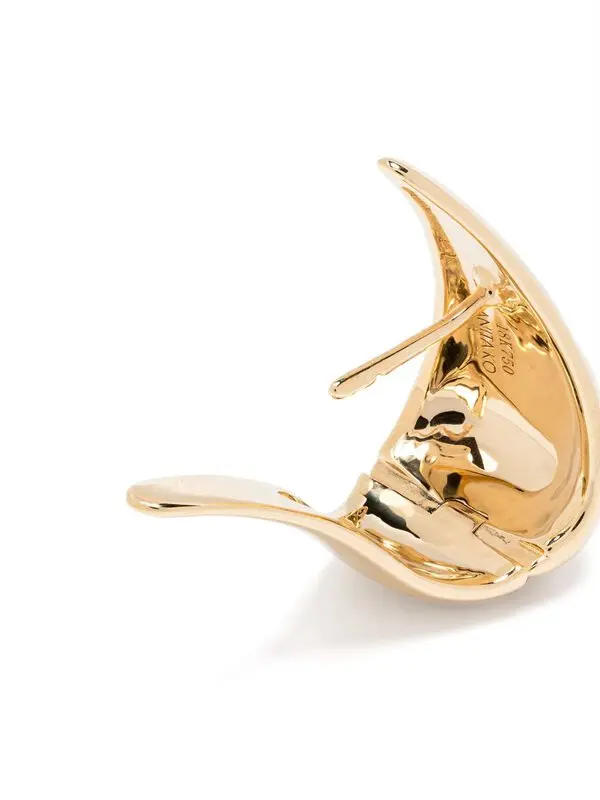 ANITA KO 18k Yellow Claw Earrings