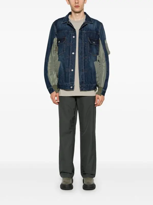 Sacai Patchwork Denim Jacket