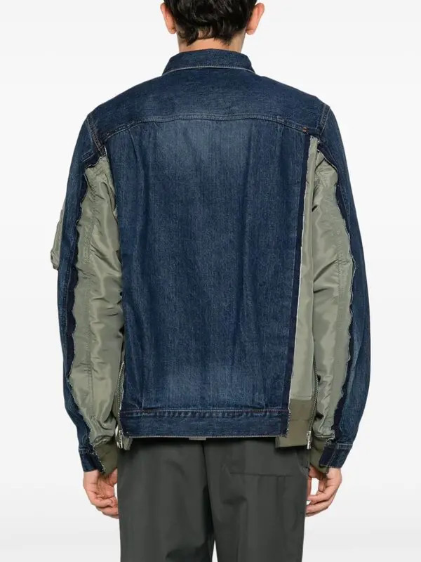 Sacai Patchwork Denim Jacket