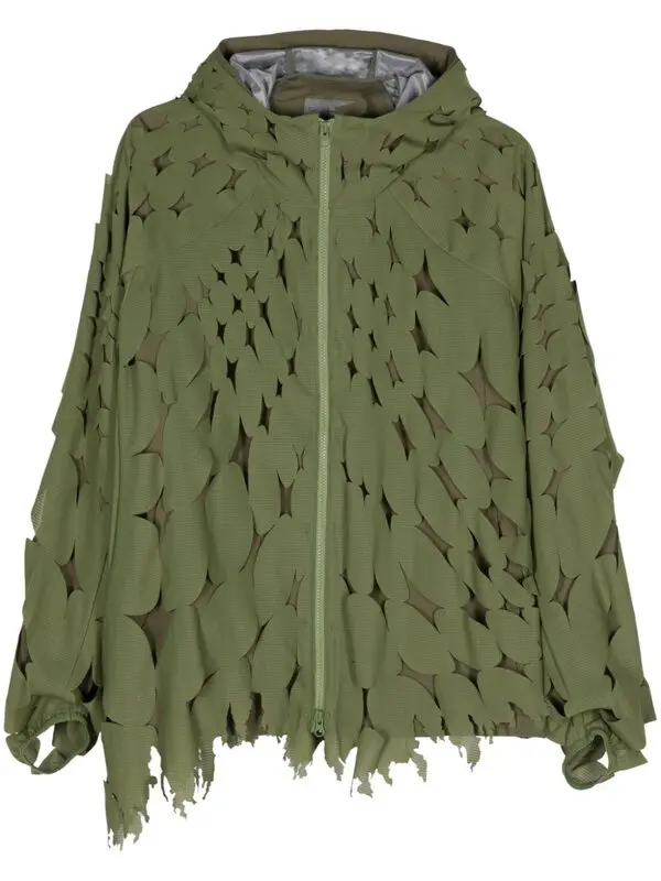 POST ARCHIVE FACTION Cut-out Detail Hooded Jacket