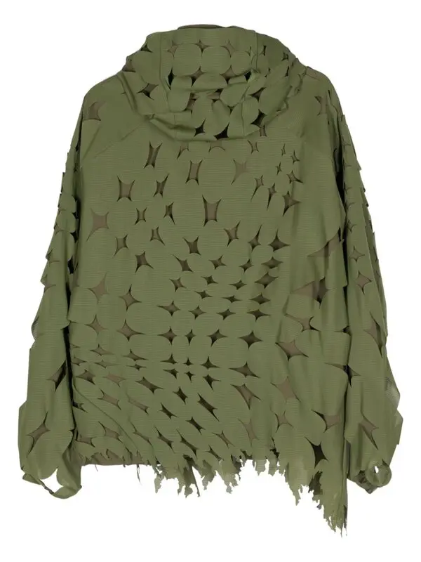 POST ARCHIVE FACTION Cut-out Detail Hooded Jacket