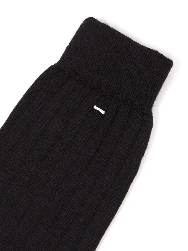 MAISON MARGIELA Tabi Knee-high Socks - Black