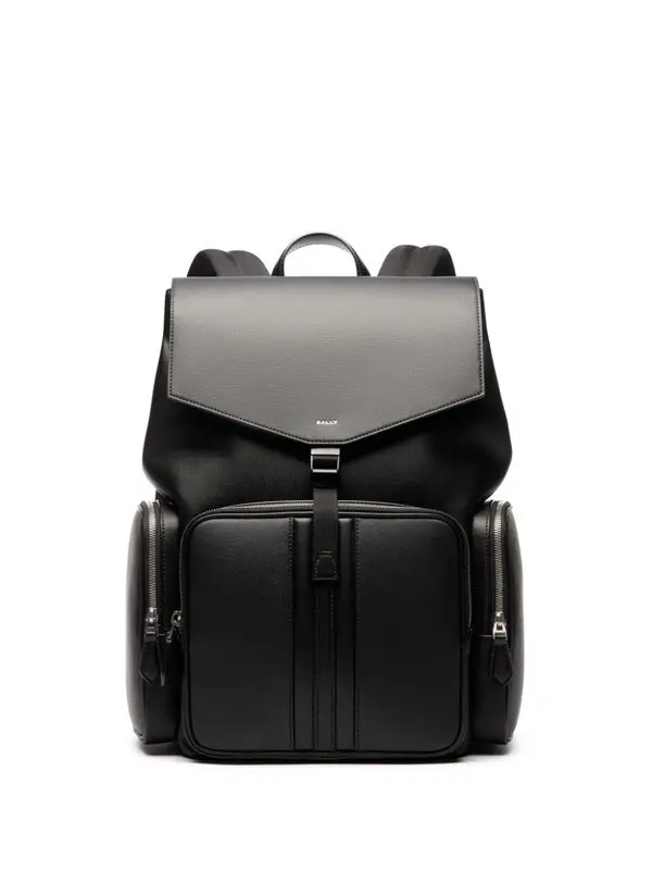 Bally Mythos Recycled Leather Backpack - Black