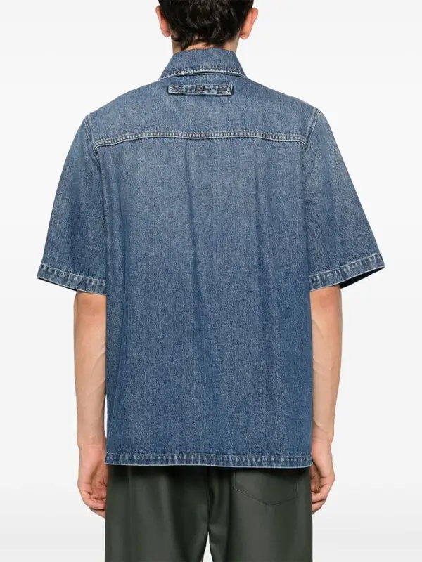 Fendi Multi-pocket Denim Shirt