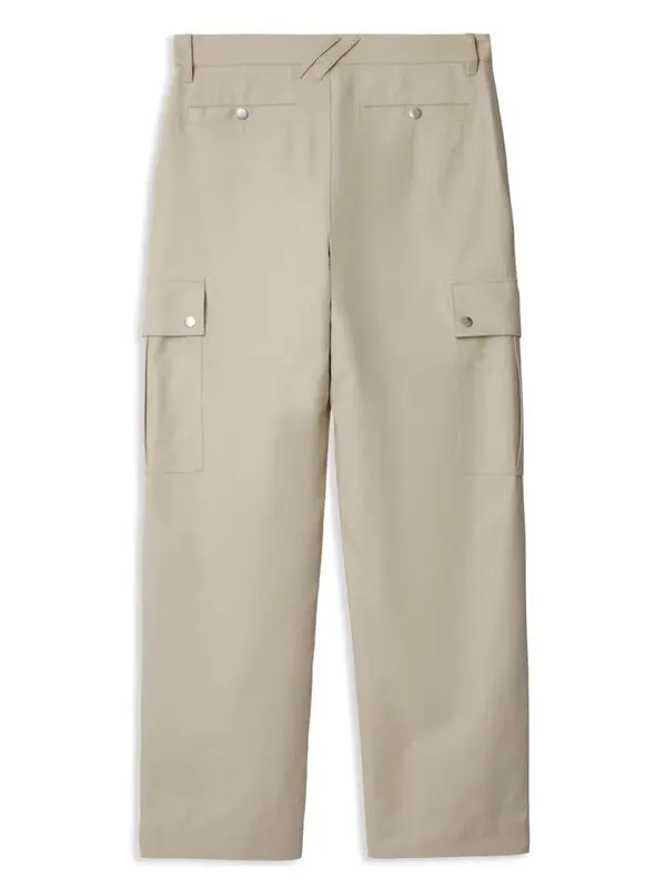Burberry Cotton-blend Cargo Trousers - Neutrals