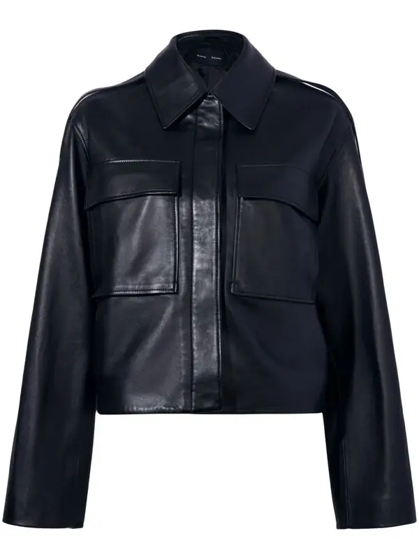 Proenza Schouler Dylan Leather Jacket - Black
