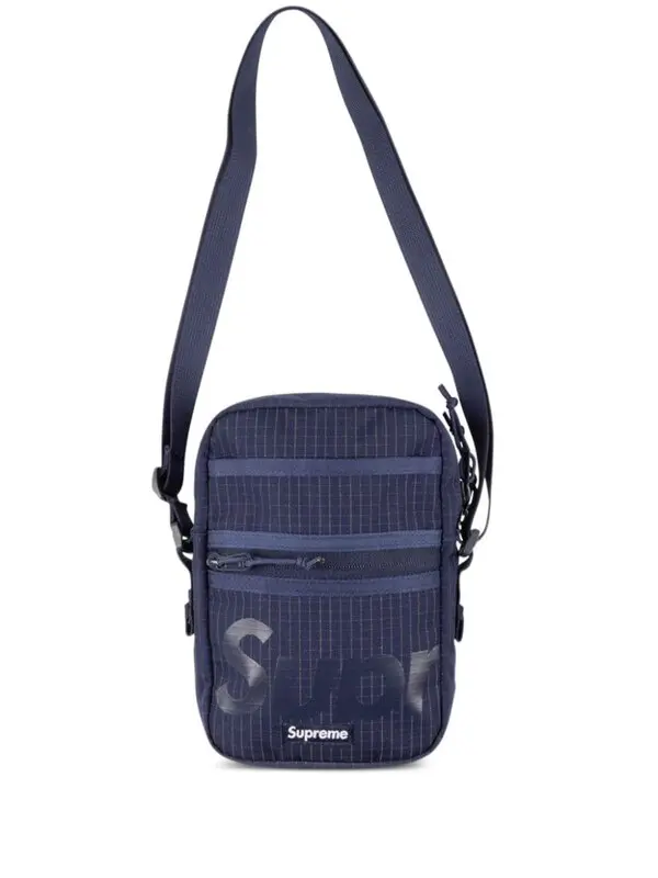 Supreme Logo-print Shoulder Bag - Blue