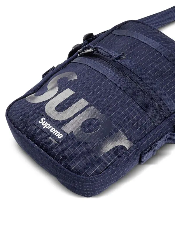 Supreme Logo-print Shoulder Bag - Blue