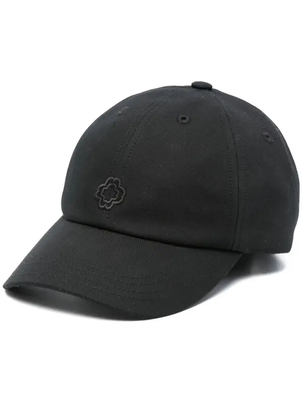Maje Cotton Baseball Cap - Black