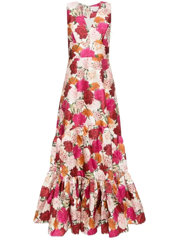 Sachin & Babi Rori Floral-print Maxi Dress - White