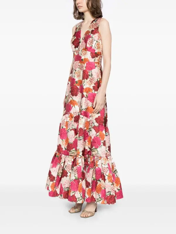 Sachin & Babi Rori Floral-print Maxi Dress - White