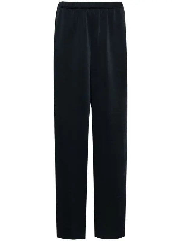 Vince Straight-leg Satin Trousers - Blue