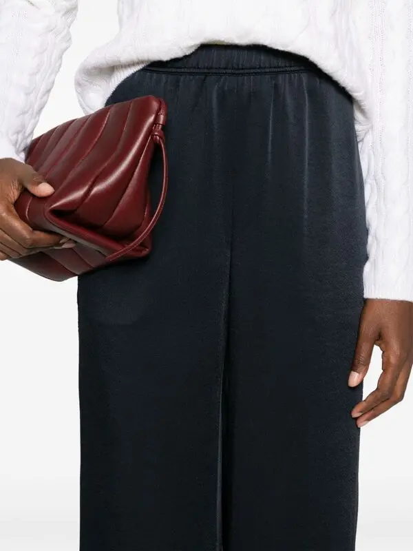 Vince Straight-leg Satin Trousers - Blue