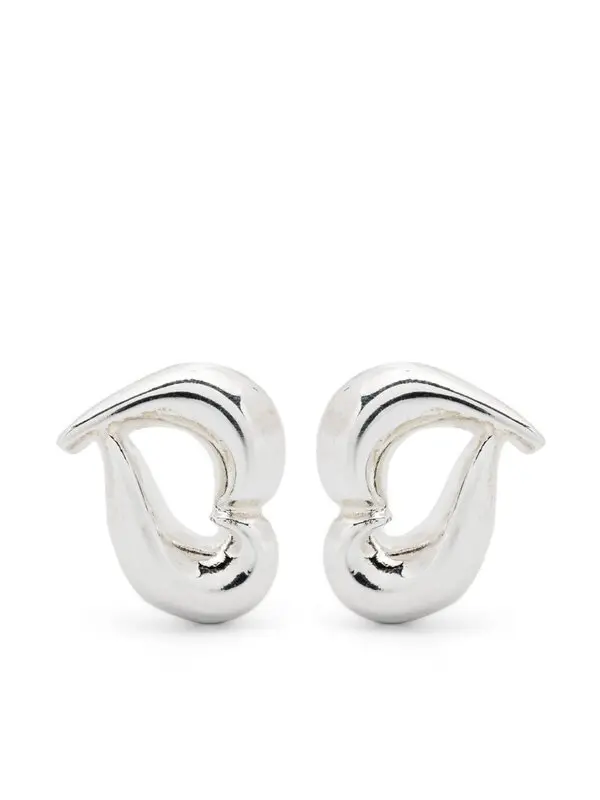Annelise Michelson Amor Xs Heart Earrings - Silver