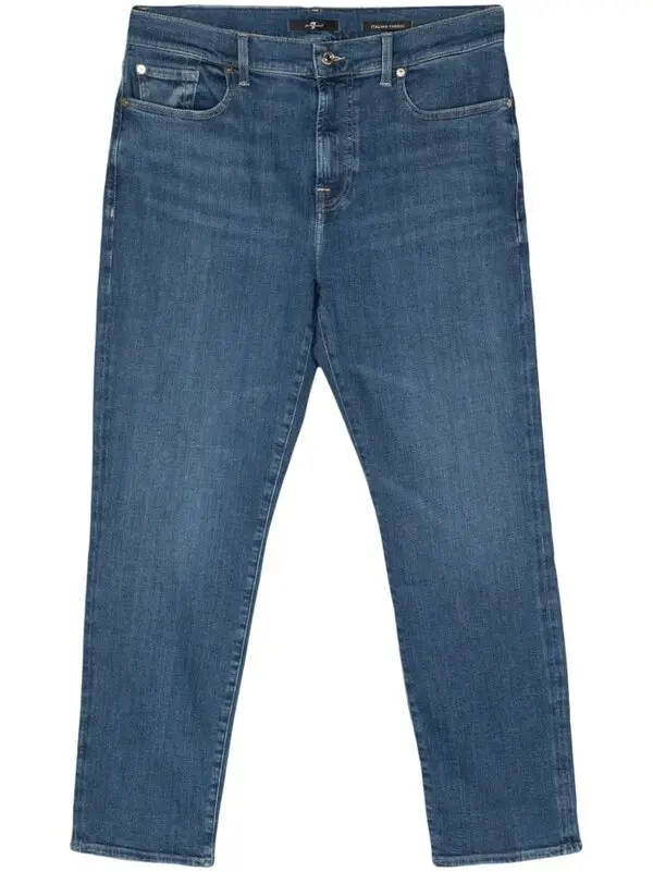 7 For All Mankind Relaxed Skinny Jeans - Blue