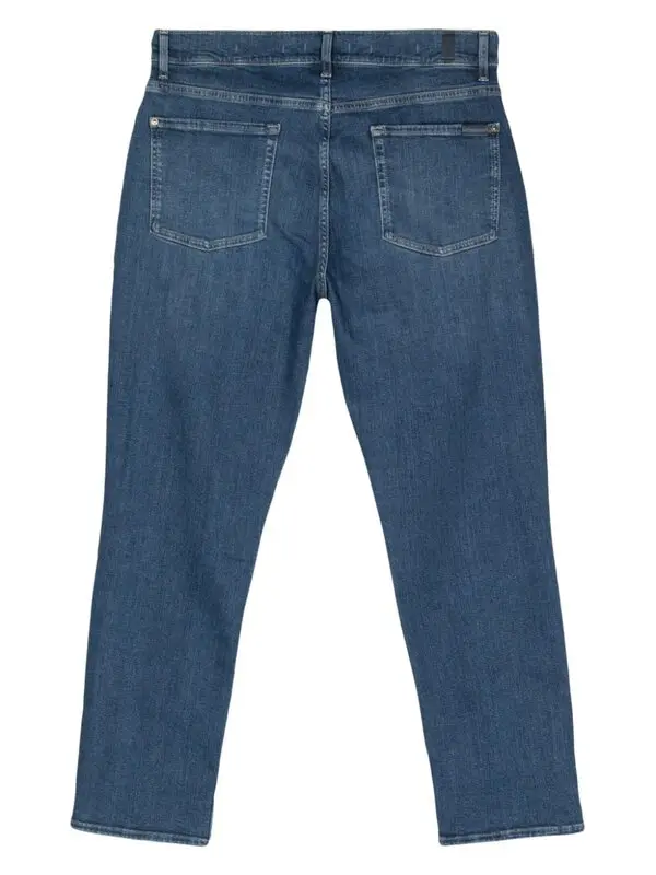 7 For All Mankind Relaxed Skinny Jeans - Blue