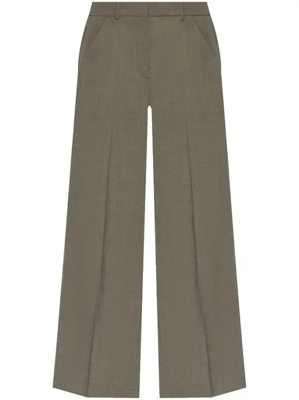 Kenzo Wide-leg Wool Trousers
