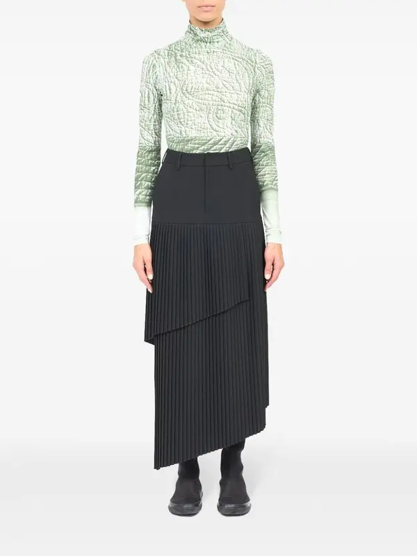 MAISON MARGIELA Asymmetric Gabardine Maxi Skirt