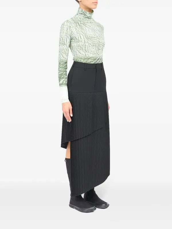 MAISON MARGIELA Asymmetric Gabardine Maxi Skirt