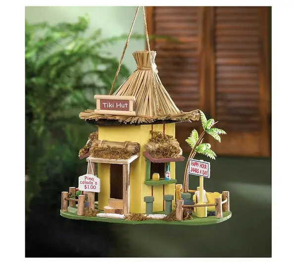 ZINGZ & THINGZ Tiki Hut Birdhouse