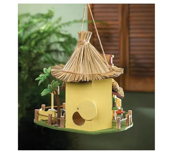 ZINGZ & THINGZ Tiki Hut Birdhouse