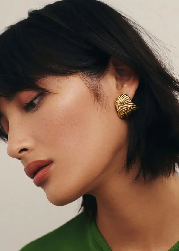 MISSOMA Ripple 18kt -plated Stud Earrings - Gold