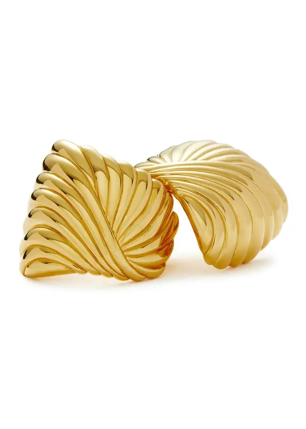 MISSOMA Ripple 18kt -plated Stud Earrings - Gold