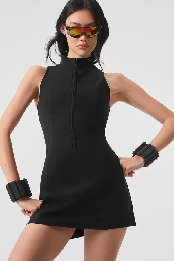 women's drop waist dresses White Cotton Button Front Drop Waist Dress - Mini Dresses
