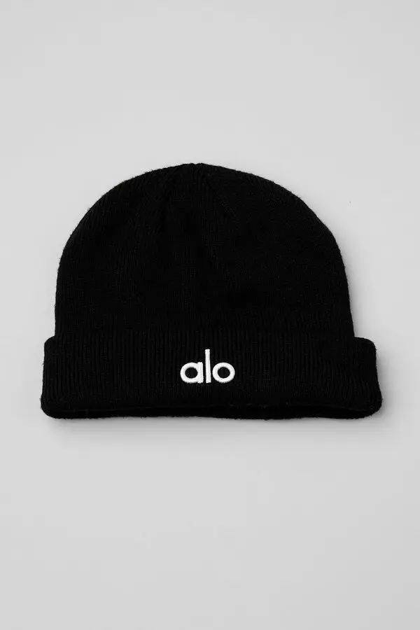 Alo Yoga Notable Beanie Hat - Black | Editorialist