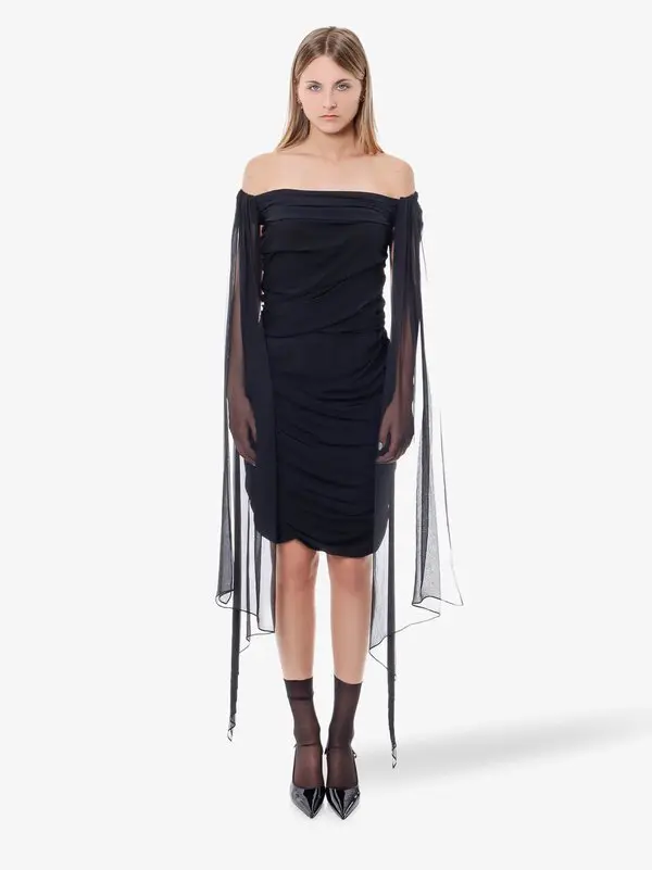 Givenchy Stretch Viscose Draped Dress